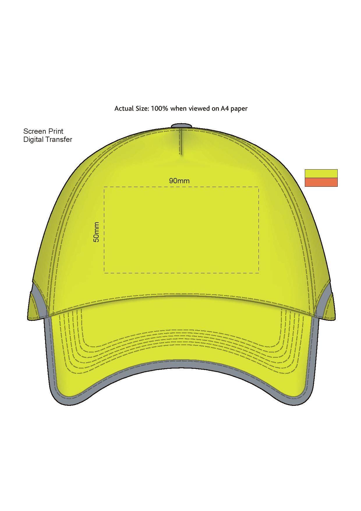 Hi - Vis Safety Cap - 5 Panel - Promotional Products, Trusted by Big ...