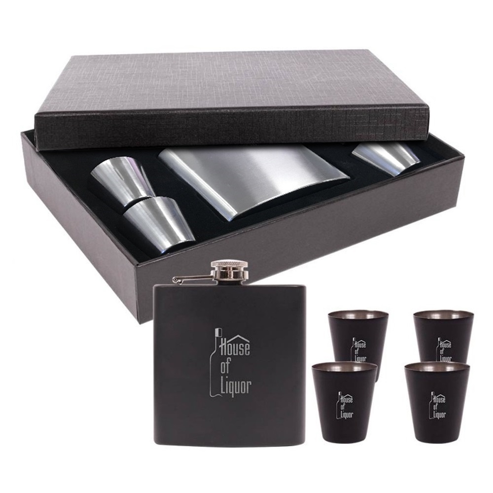 Stainless Steel Flask Gift Set - Promotional Products, Trusted by Big ...