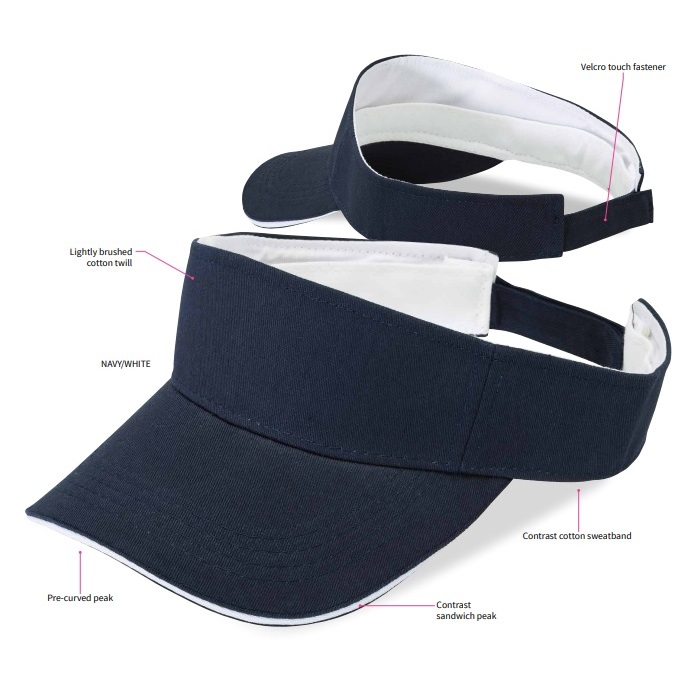 Slimline Peak Visor - Promotional Products, Trusted by Big Brands ...