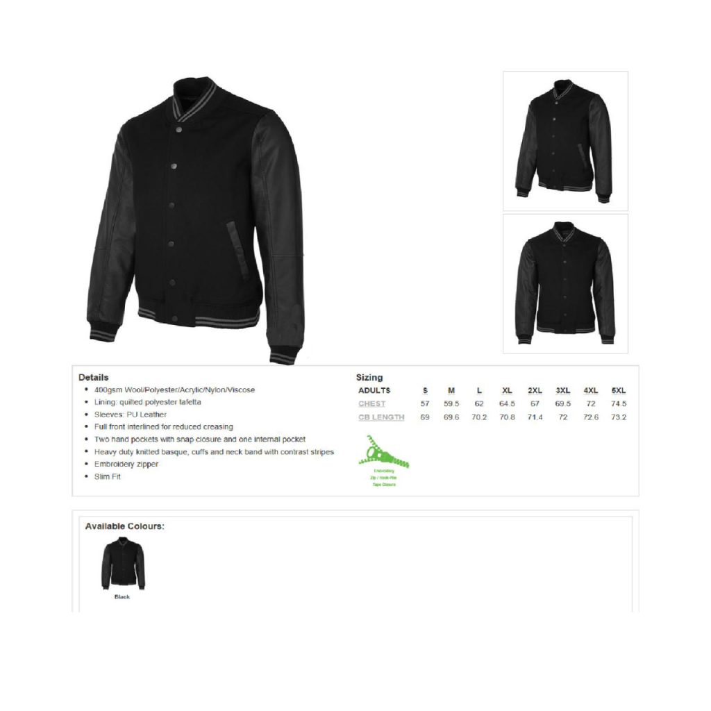 Baseball Leather Jacket