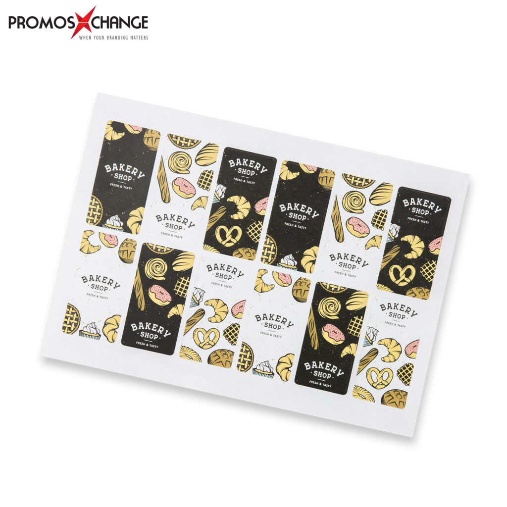 40mm x 80mm Rectangle Matte Stickers